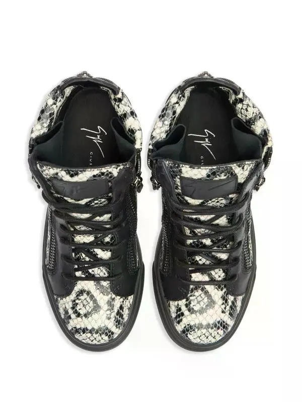 GIUSEPPE ZANOTTI Kriss High-top Sneakers - Black