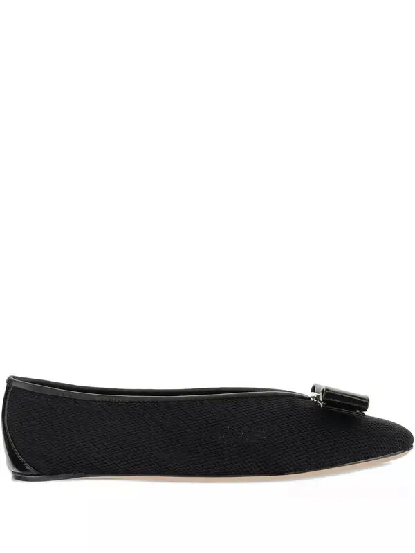 FERRAGAMO Vara Bow Ballet Flats - Black