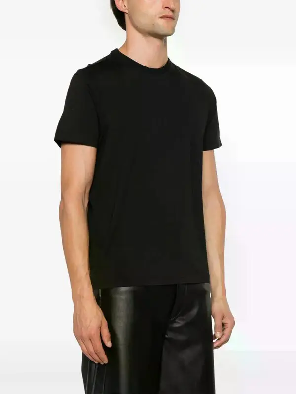D4.0 Cotton T-shirt - Black
