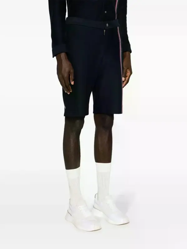 Thom Browne Rwb Stripe Bermuda Shorts