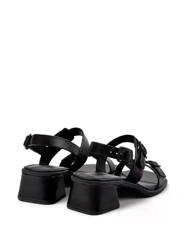 Camper Kora Buckled Sandals - Black