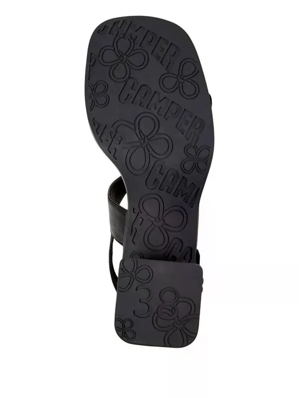 Camper Kora Buckled Sandals - Black