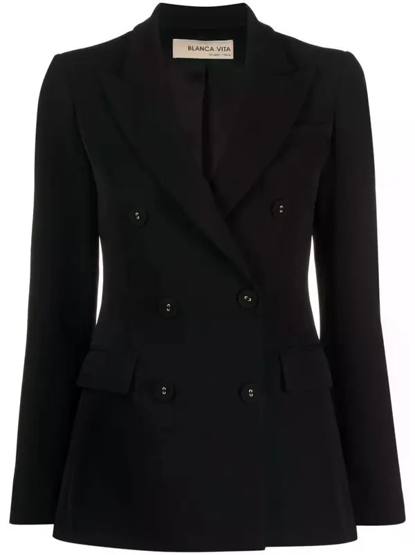 BLANCA VITA Double-breasted Blazer