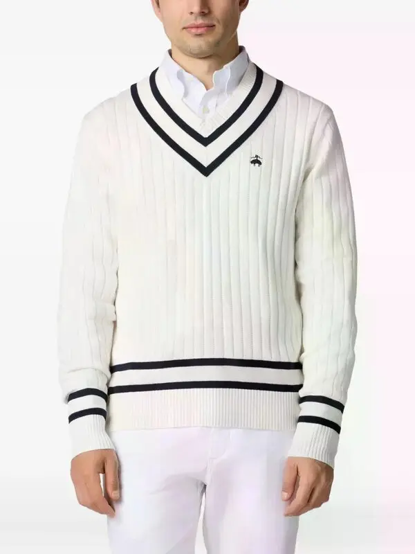 Brooks Brothers Logo-embroidered Jumper