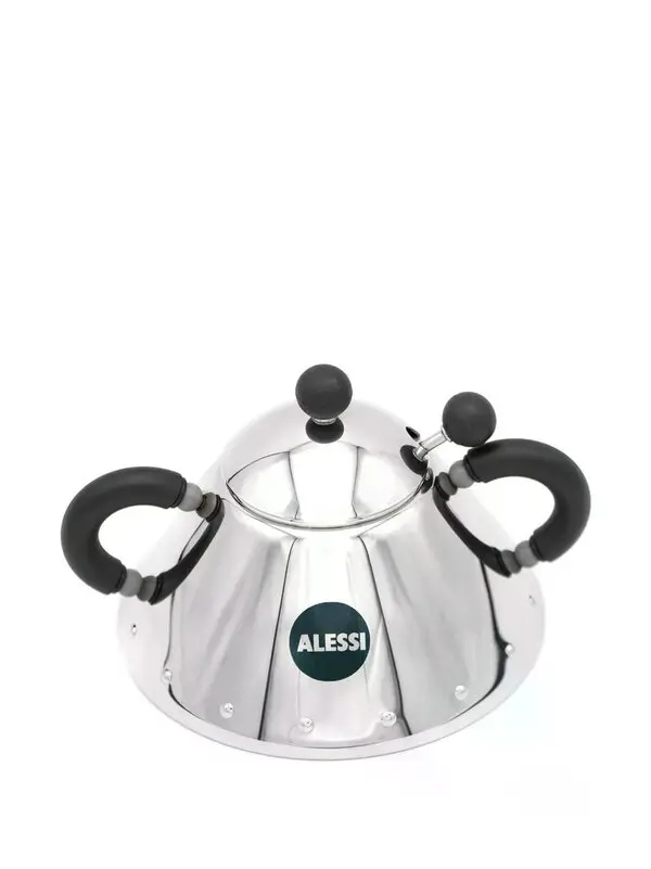 ALESSI Logo-print Sugar Bowl & Spoon Set