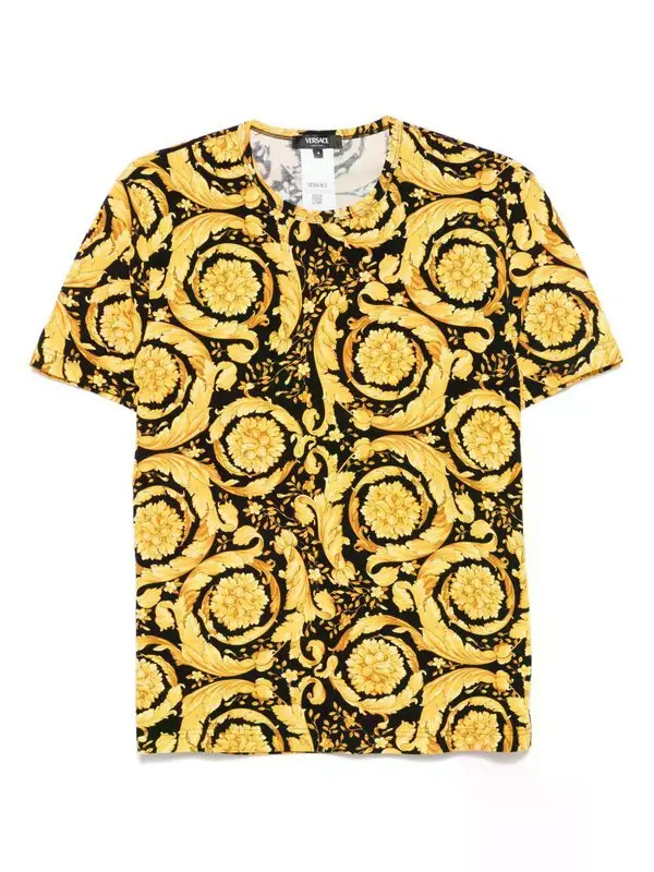 Versace Barocco-print T-shirt