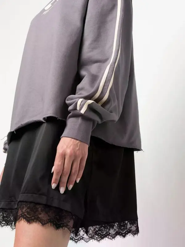 Gcds Layered Lace-trim Dress