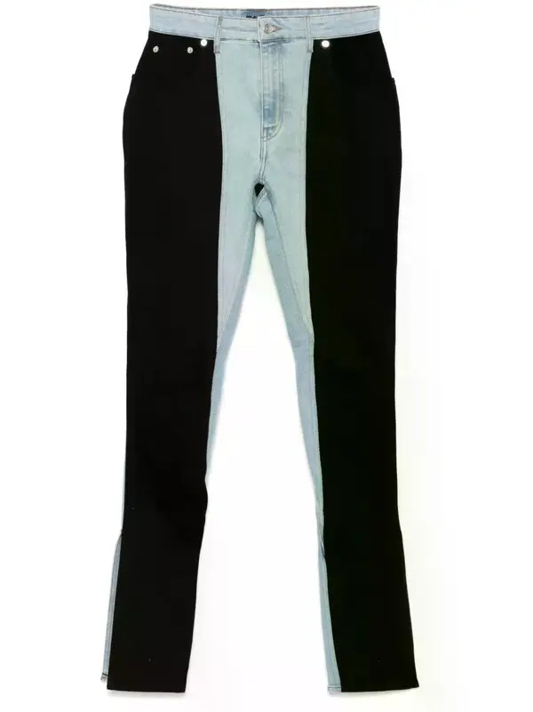 MUGLER Two-tone Skinny Jeans
