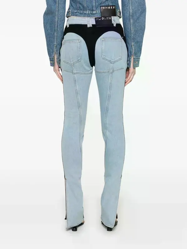 MUGLER Two-tone Skinny Jeans