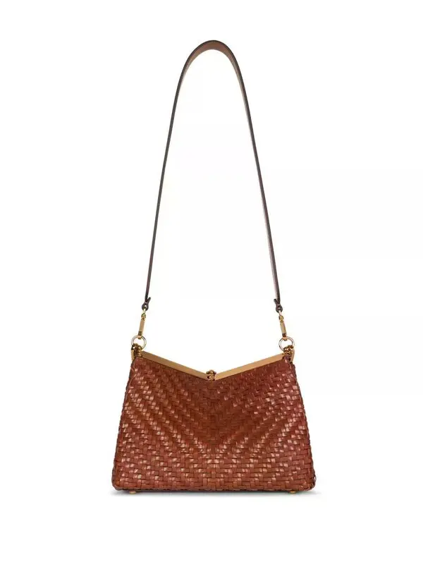 Etro Woven Vela Shoulder Bag - Brown