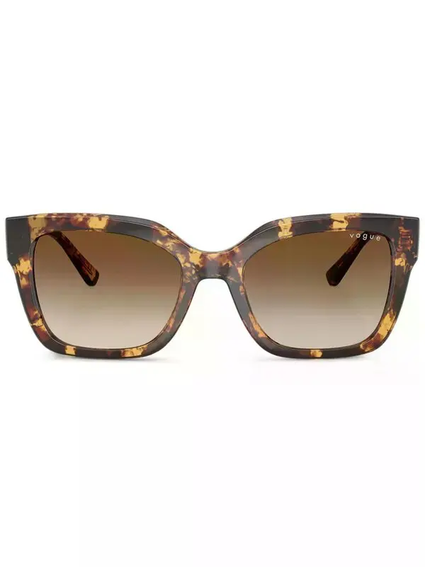 VOGUE EYEWEAR Rectangle-frame Sunglasses - Brown