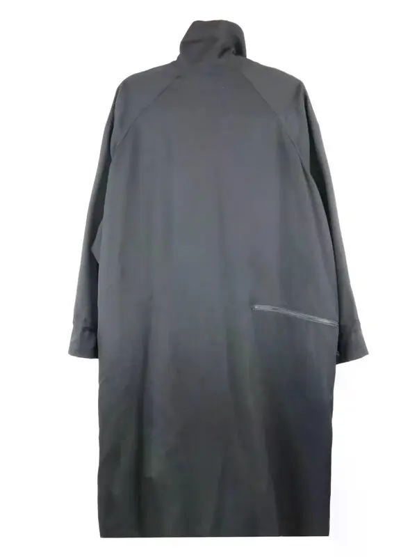 Yohji Yamamoto Cross-zipper Wool Gabardine Jacket
