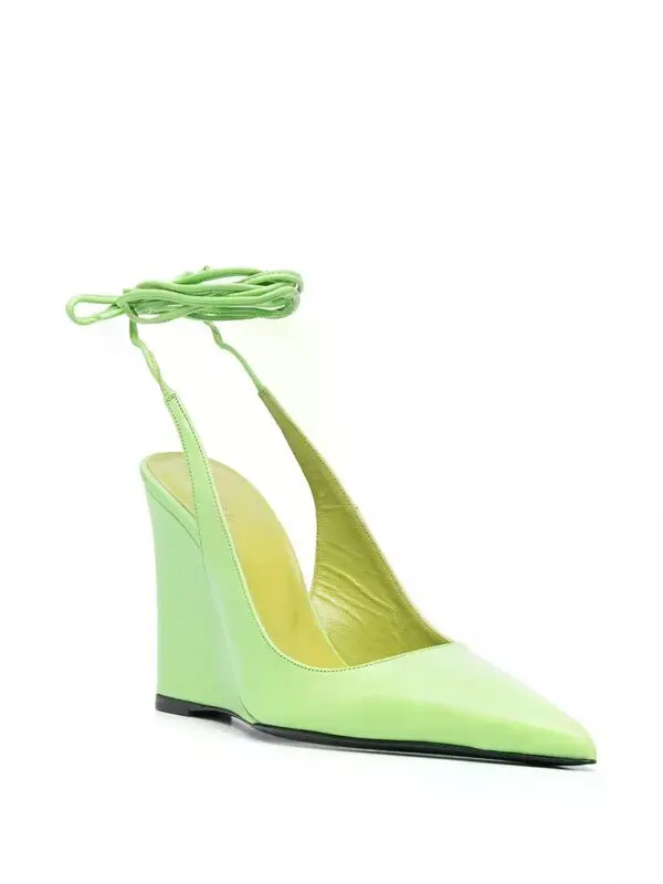 By Far Vaughn Slingback Wedge Pumps