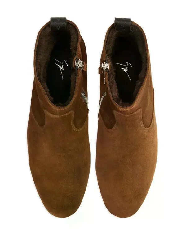 GIUSEPPE ZANOTTI Ron Ankle Boots - Brown