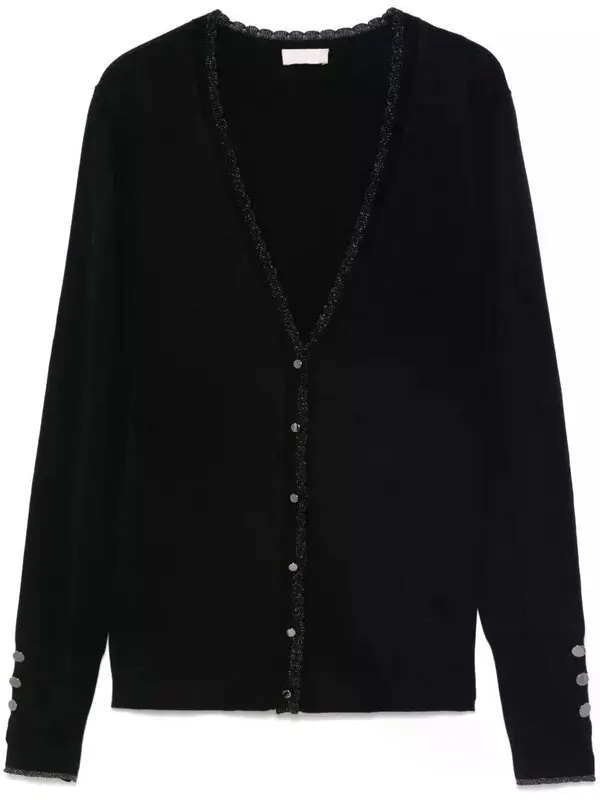 Liu Jo Fine Knit V-neck Cardigan