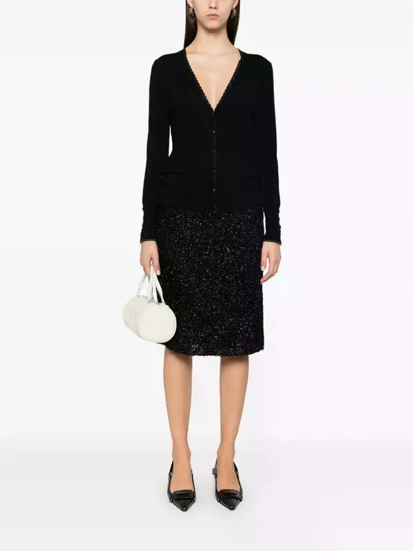 Liu Jo Fine Knit V-neck Cardigan