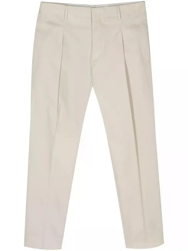DELL'OGLIO Sandy Mid-rise Tailored Trousers
