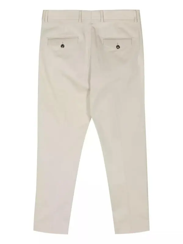 DELL'OGLIO Sandy Mid-rise Tailored Trousers