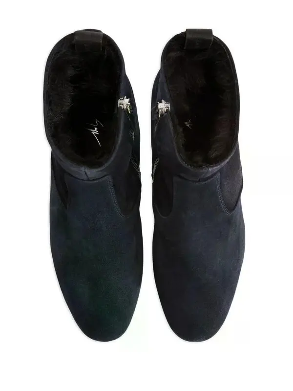 GIUSEPPE ZANOTTI Ron Ankle Boots - Blue