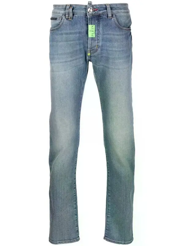 Philipp Plein Hexagon Straight-cut Jeans