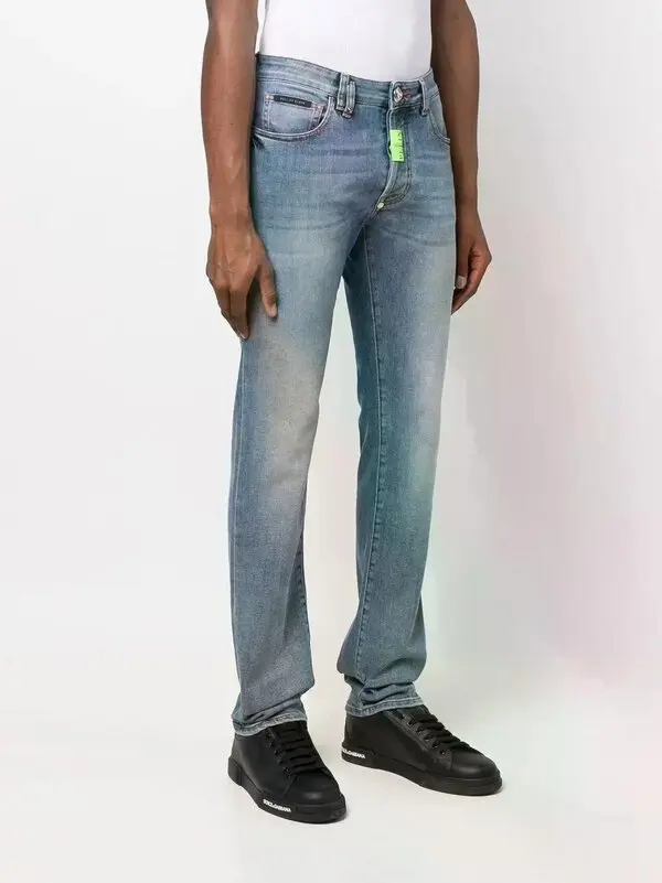 Philipp Plein Hexagon Straight-cut Jeans