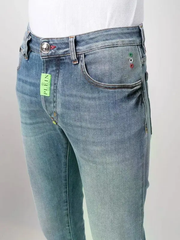 Philipp Plein Hexagon Straight-cut Jeans