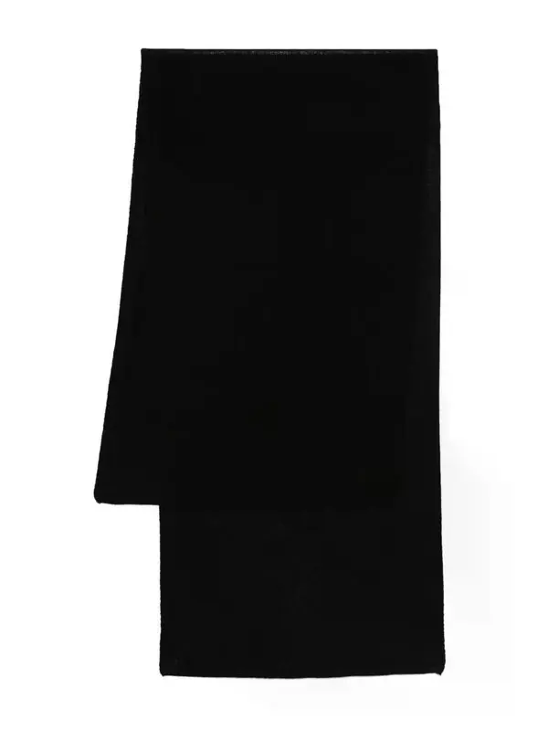 BLANCA VITA Knitted Scarf - Black