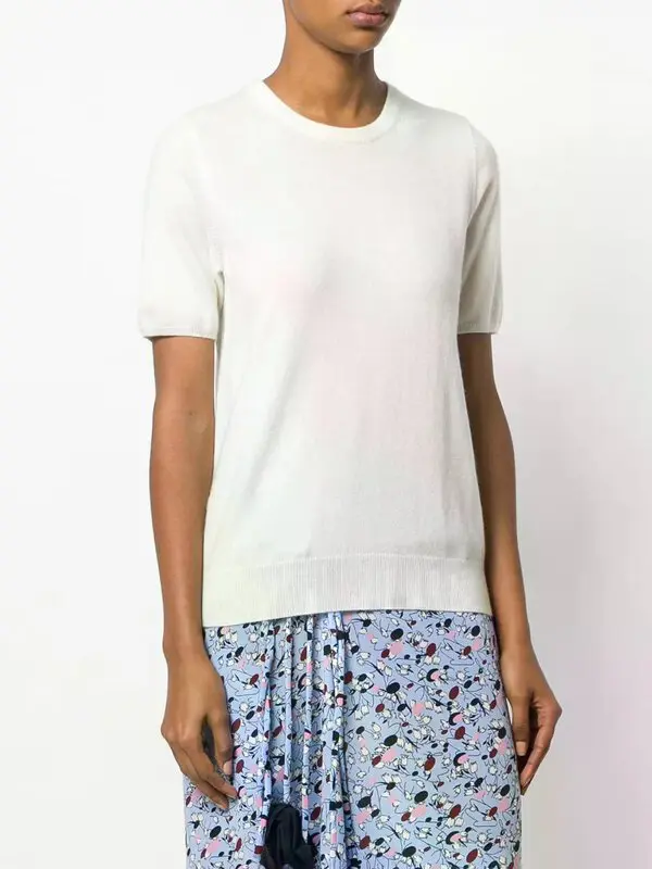 N.peal Cashmere Round Neck T-shirt