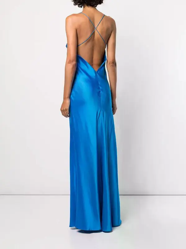 Michelle Mason Bias-cut Silk Gown