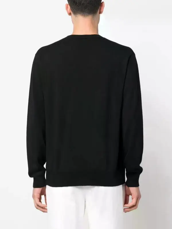 Dsquared2 Maple Leaf-motif Virgin Wool Sweater