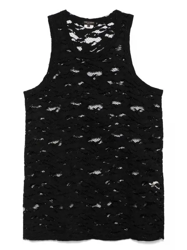 Comme Des Garçons Lace Tank Top