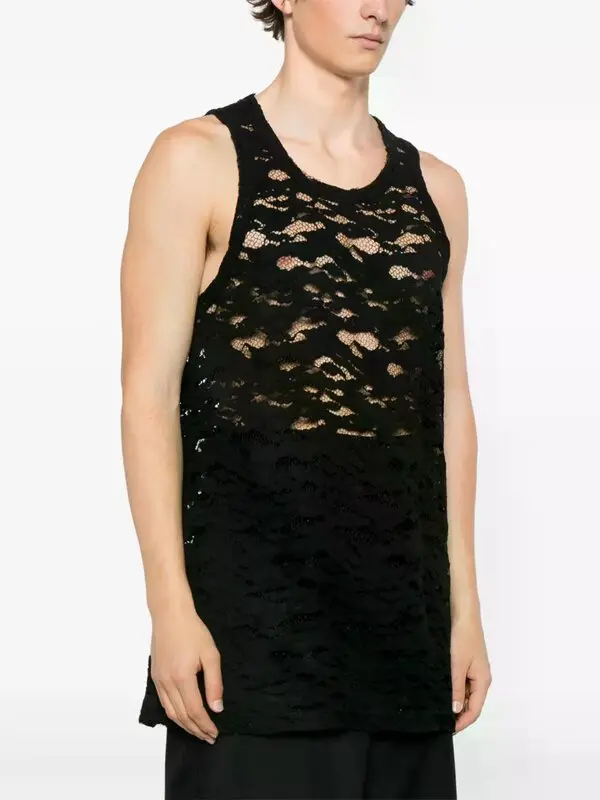 Comme Des Garçons Lace Tank Top
