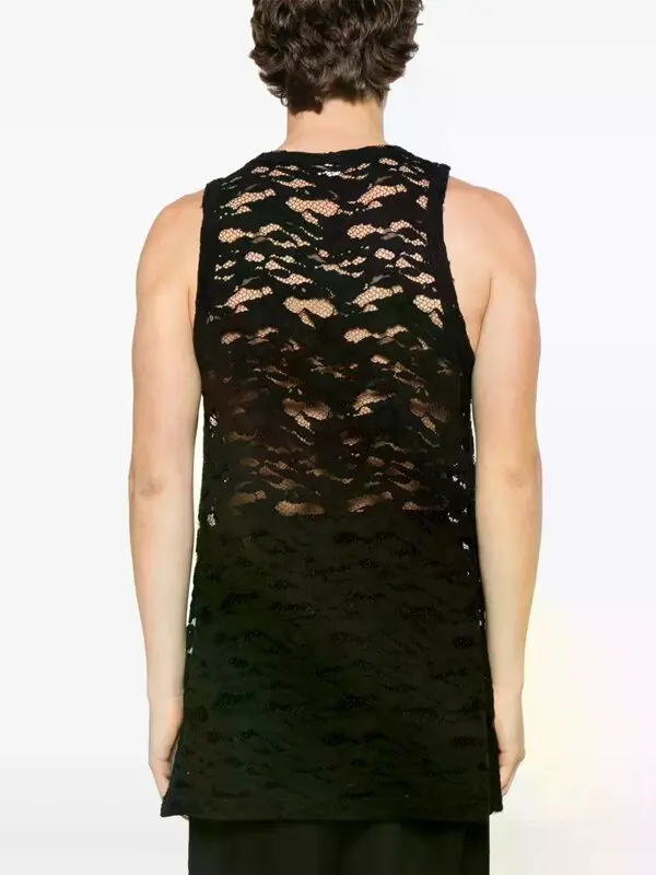 Comme Des Garçons Lace Tank Top