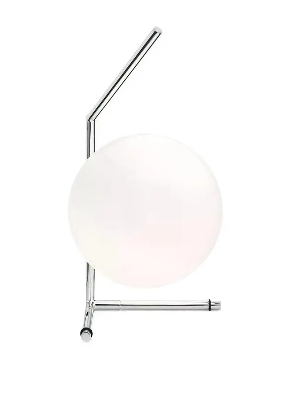 FLOS Ic Lights Table 1 Low Table Lamp - Silver