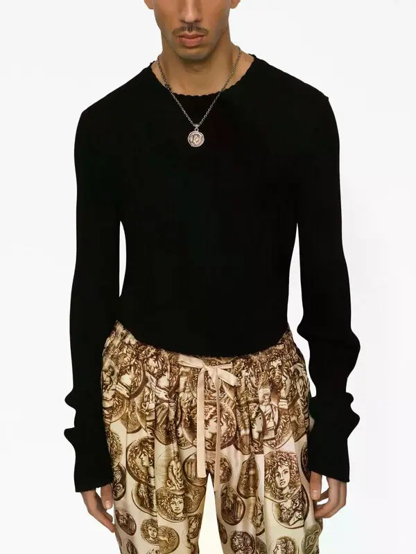 Dolce & Gabbana Crew-neck Ribbed Jumper