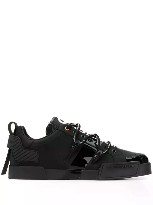 Dolce & Gabbana Portofino Patent Leather Sneakers