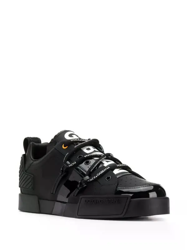 Dolce & Gabbana Portofino Patent Leather Sneakers