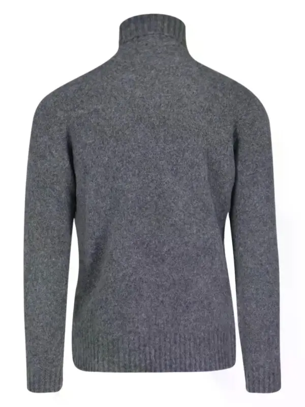 DRUMOHR Wool Roll Neck Sweater - Grey