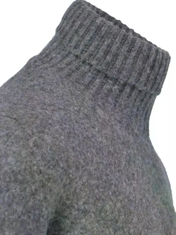 DRUMOHR Wool Roll Neck Sweater - Grey