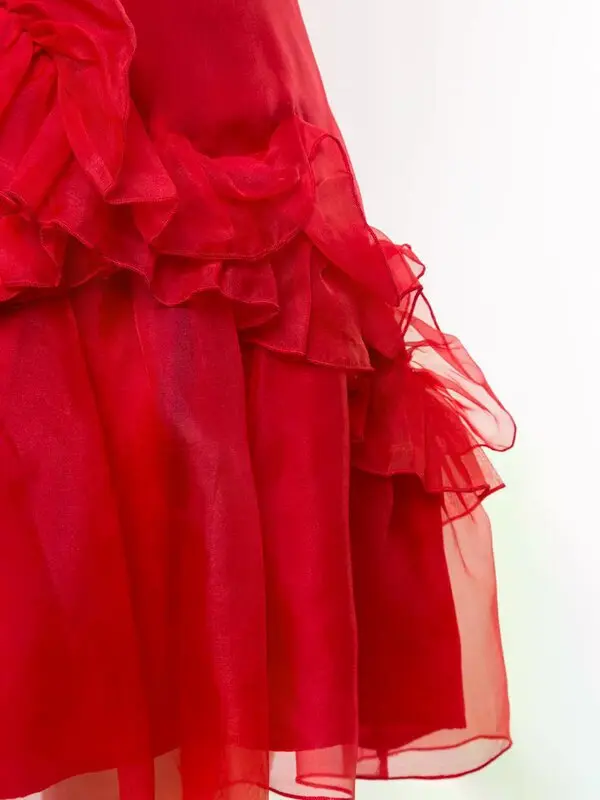 MACGRAW Souffle Skirt - Red