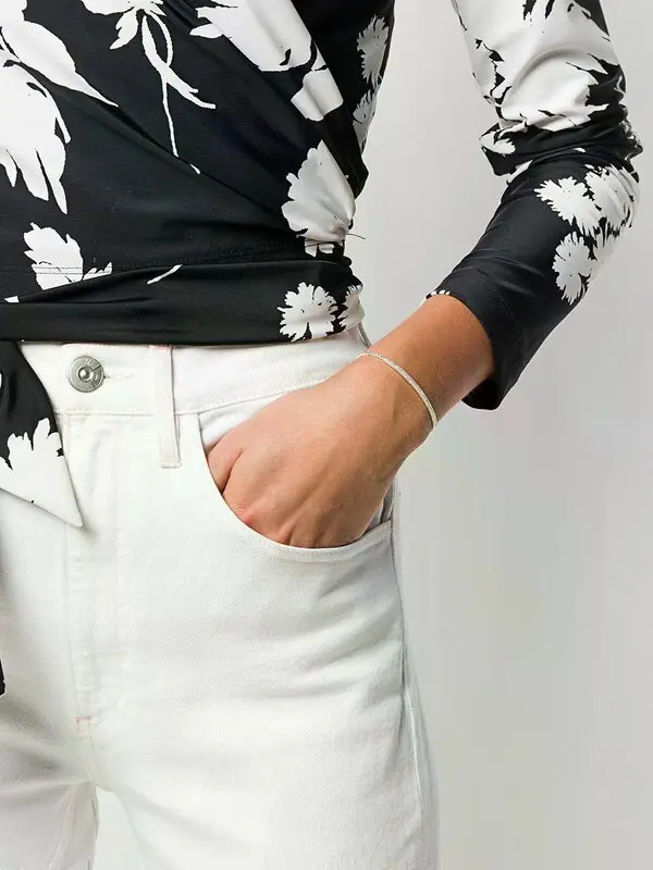 Monica Vinader Fiji Diamond Mini Bar Bracelet