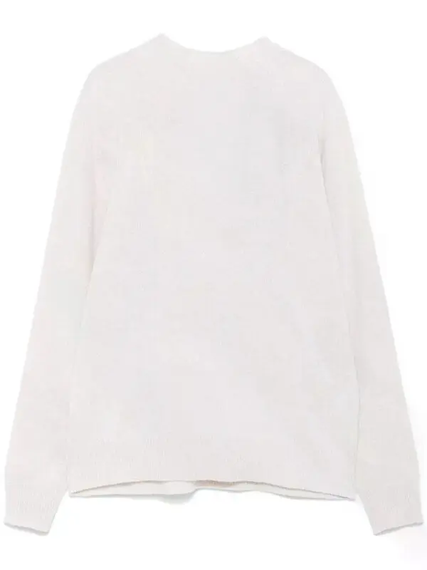 TWINSET Sand Beige Wool Blend Lurex Sweater