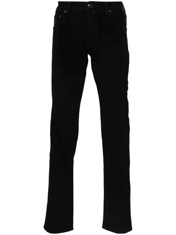 Jacob Cohen Nick Straight Leg Jeans - Black