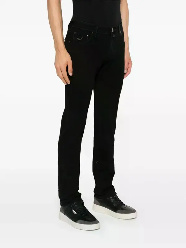 Jacob Cohen Nick Straight Leg Jeans - Black