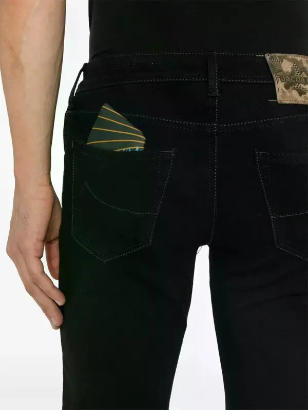 Jacob Cohen Nick Straight Leg Jeans - Black