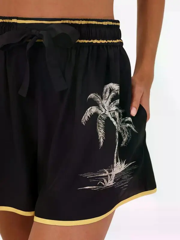 Zimmermann Palm Tree-print Skirt
