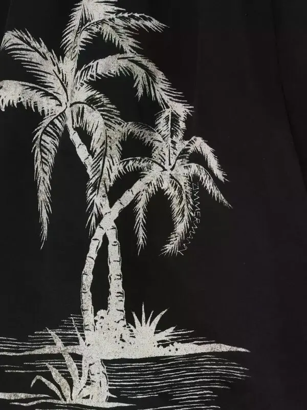 Zimmermann Palm Tree-print Skirt