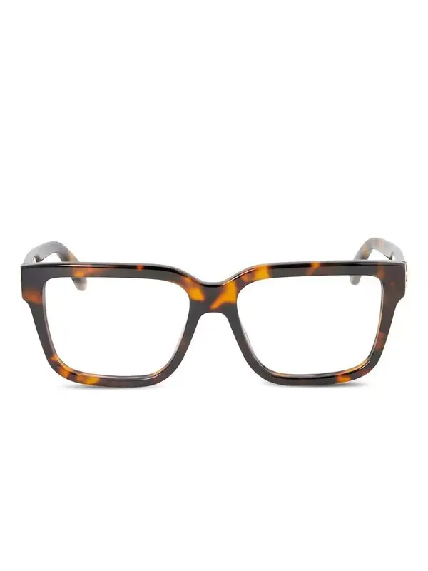 Off-White Rectangle-frame Glasses - Brown