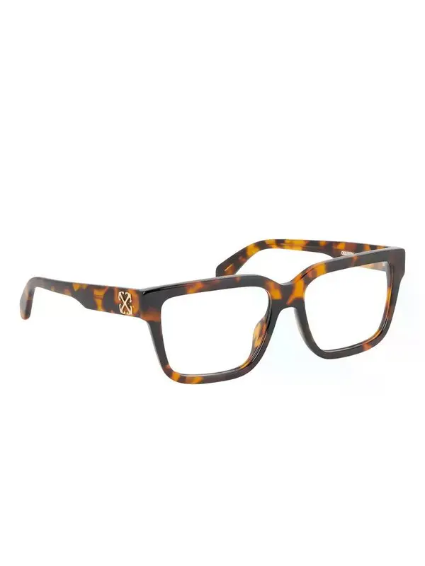 Off-White Rectangle-frame Glasses - Brown