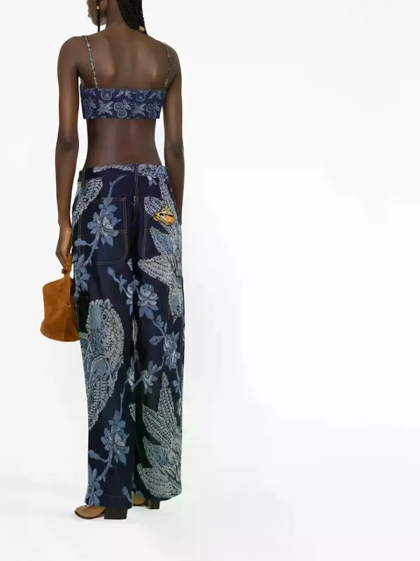 Etro Patterned-jacquard Bralette